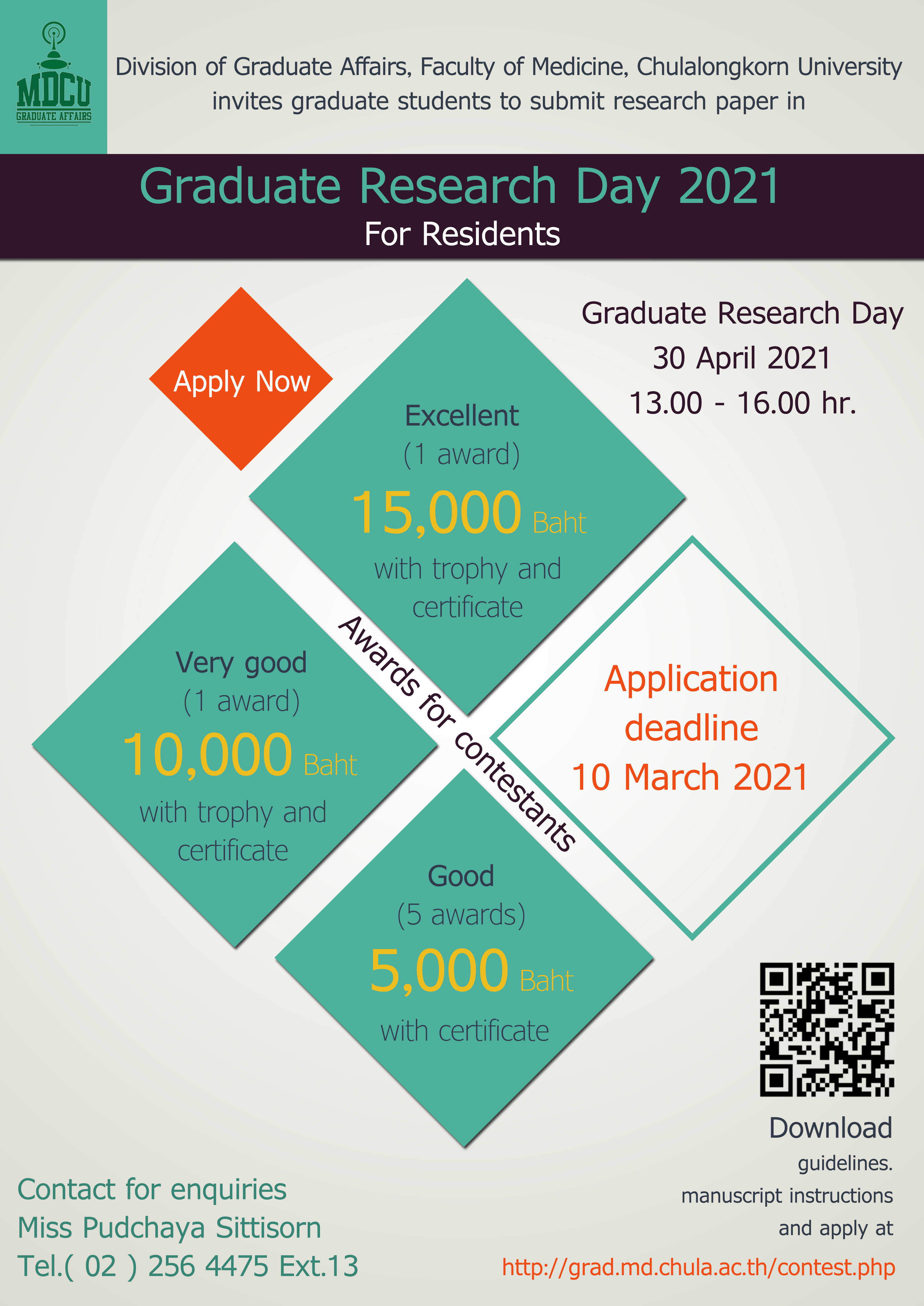 Faculty of Medicine at Chulalongkorn University » Graduate Research Day ...